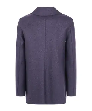 Harris Wharf London Double-breasted Cropped Coat