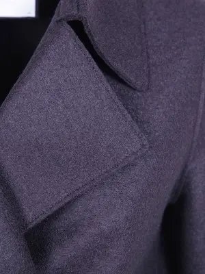Harris Wharf London Double-breasted Cropped Coat