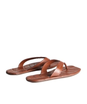 J.W.ANDERSON Leather Leaf Slides