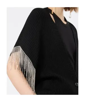 Sportmax Oversized Pure Wool Cardigan