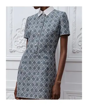 Dior Short Macrocannage Dress