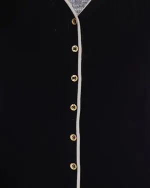 Elisabetta Franchi Rib Knit Cardigan
