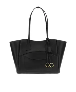 HIDESINS Dual-handle Shoulder Bag - Black