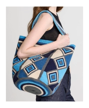 J.W.ANDERSON Pattern-intarsia Knitted Tote Bag