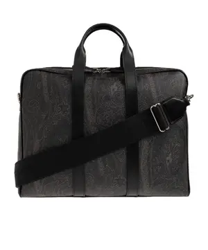 Etro Paisley Messenger Bag - Grey