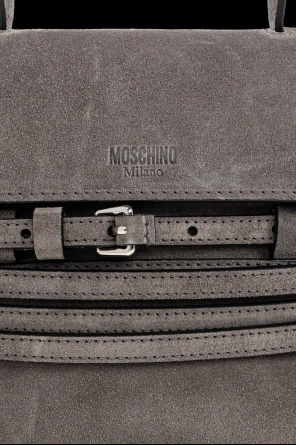 Moschino Suede Handbag
