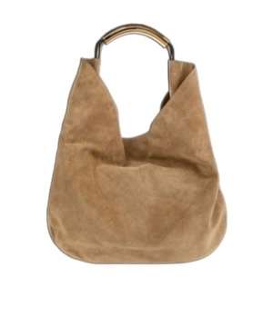 Moschino Suede Handbag - Beige