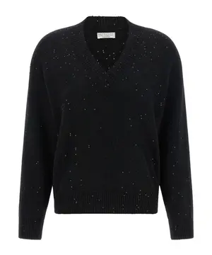 Brunello Cucinelli Long-sleeved Knitwear - Black