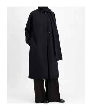 Harris Wharf London Cashmere Blend Scarf Coat