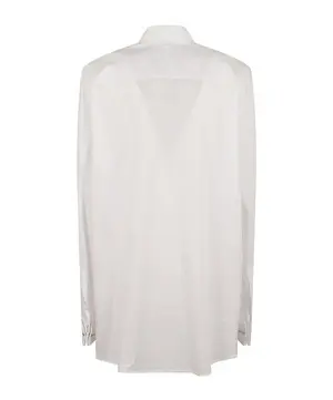 DONDUP Concealed-front Buttoned-cuffs Shirt - White