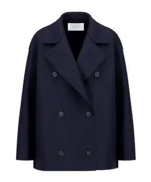 Harris Wharf London Oversized Peacoat Pressed Wool