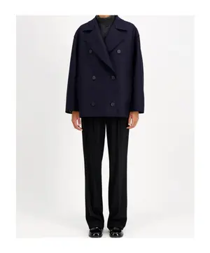 Harris Wharf London Oversized Peacoat Pressed Wool