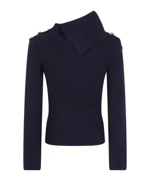 Elisabetta Franchi Gem-button Knit Pullover