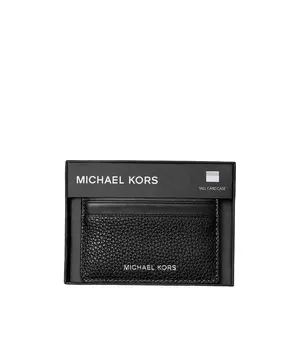 Michael Kors Cooper Pebbled Leather Tall Card Case