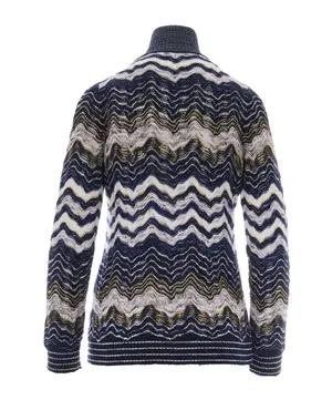 Missoni Long-sleeve High-neck Knit Top
