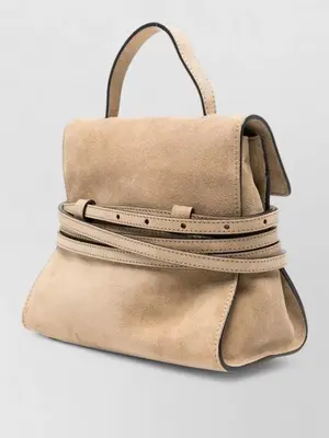 Moschino Belt-detail Mini Bag - Beige