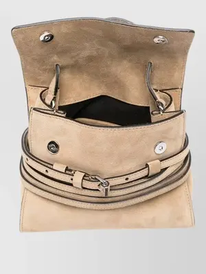 Moschino Belt-detail Mini Bag - Beige