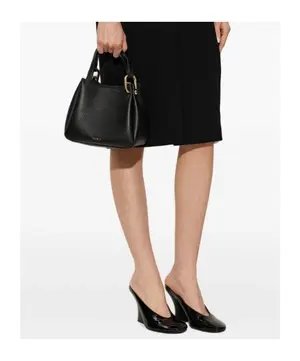 Furla Mini Nuvola Grained Leather Tote Bag