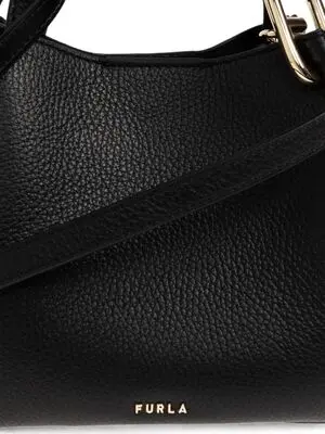 Furla Mini Nuvola Grained Leather Tote Bag