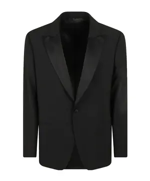 LARDINI Single-breasted Tuxedo Blazer