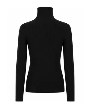 P.a.r.o.s.h High Neck Knit Top - Black
