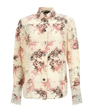 Paul Smith Abstract Floral Print Button-up Shirt