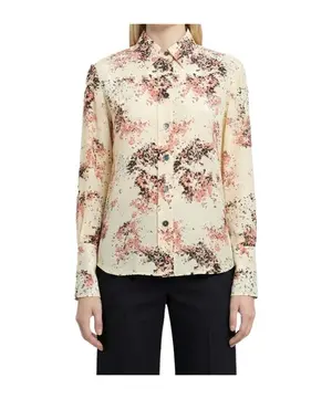 Paul Smith Abstract Floral Print Button-up Shirt