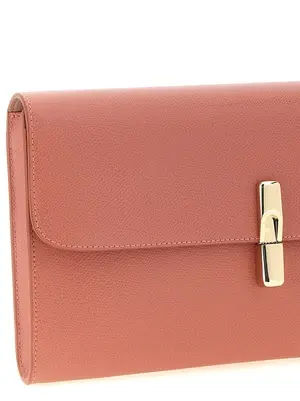 Furla Xl Continental Logo-plaque Leather Clutch Bag