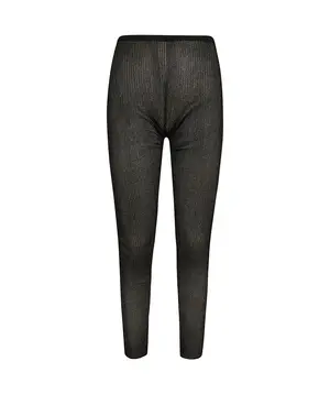 DONDUP Ribbed-knit Leggings - Black