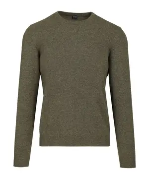 Fedeli Crew-neck Sweater - Green