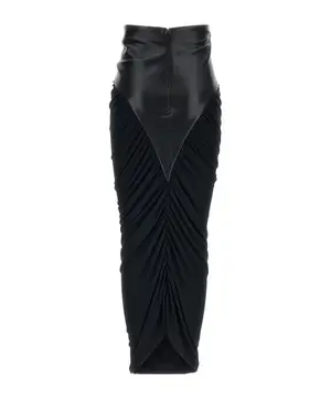 Andamane Draped Midi Skirt