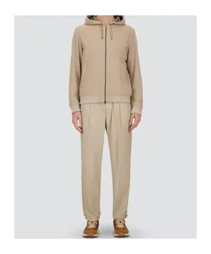 Herno Resort Jacket In Wool-blend Melange Flannel