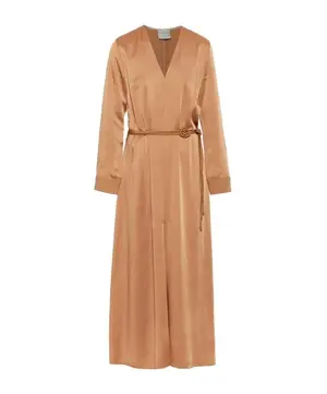FORTE_FORTE Long-sleeved Dress - Orange