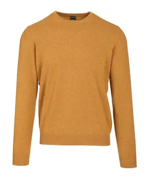 Fedeli Crew-neck Sweater - Yellow