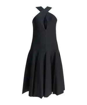 Alaïa Short Flared Dress - Blue