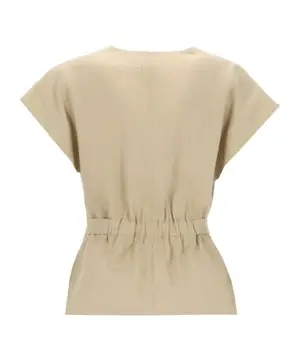 Paul Smith Belted Button-front Top
