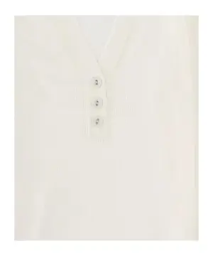 Paul Smith Henley Cuff-striped Knitted Sweater