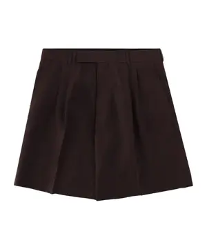 Paul Smith Pleated Linen Shorts