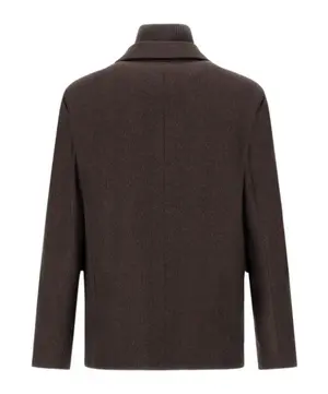 Herno Resort Blazer In Cashmere And Silk