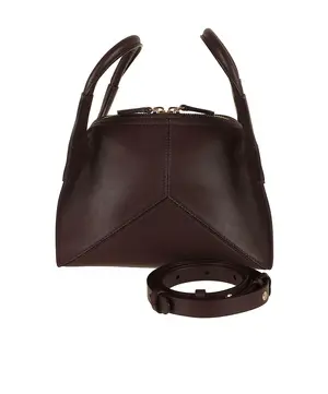 Victoria Beckham Mini Plié Leather Tote Bag