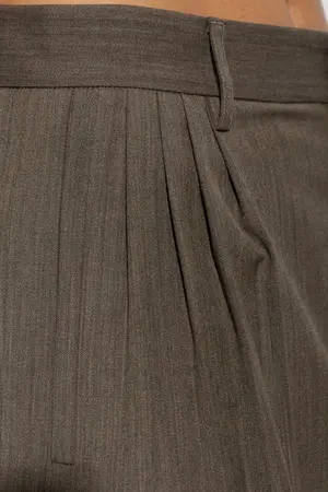 Moschino Pleated Trousers With Belt Loops