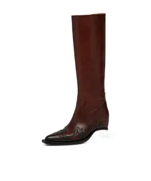 MAISON MARGIELA Heel-less Western Knee Boot