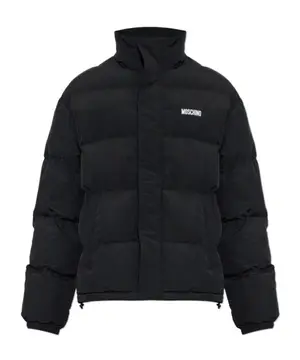 Moschino Long-sleeved Padded Jacket - Black