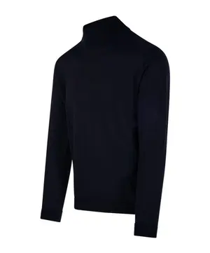 ROBERTO COLLINA Mock-neck Merino Sweater
