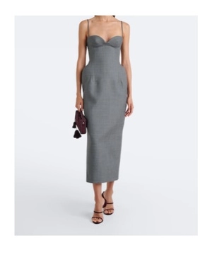 Magda Butrym Wool Bustier Dress