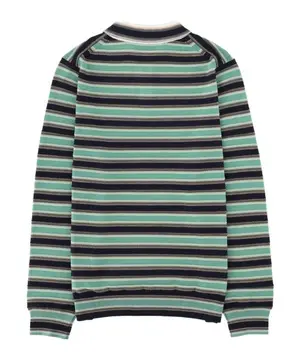Paul Smith Striped Long-sleeve Polo Shirt