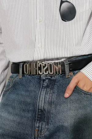 Moschino Logo Belt