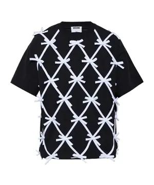 Moschino Bow T-shirt - Black