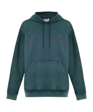 Moschino Long-sleeve Hooded Sweatshirt - Green