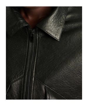Magda Butrym Leather Blouson Jacket